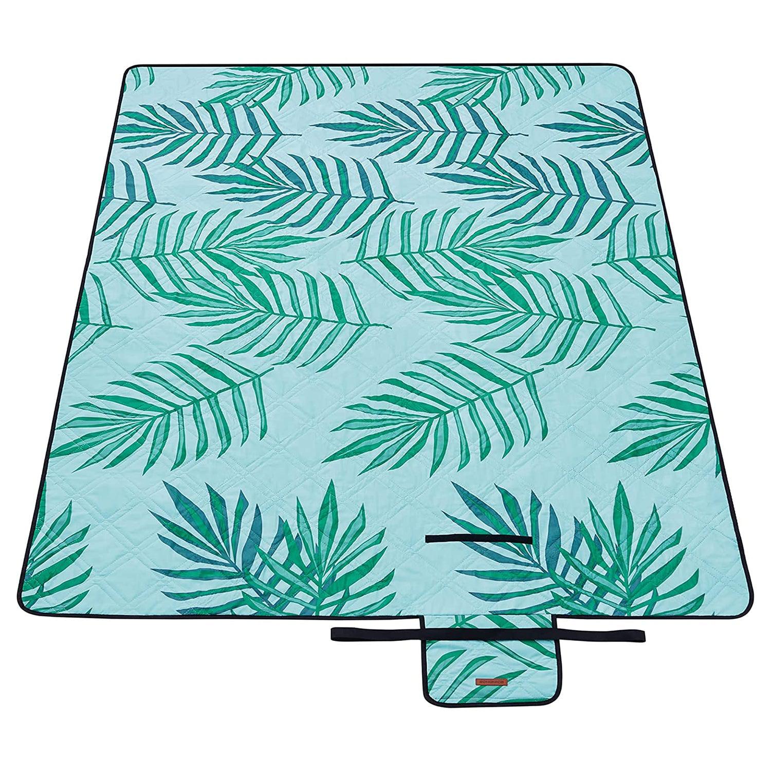 Veľká pikniková deka 300 x 200 cm, vodotesná, modrá – Vashome.sk